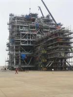 China Petrochemical Heavy Steel Structural Fabrication Services Pipe Rack Natural Gas Pipeline for sale