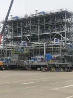 China Petrochemical Heavy Steel Structural Fabrication Services Pipe Rack Natural Gas Pipeline for sale