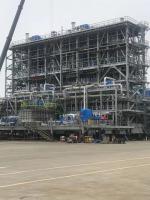 China Petrochemical Heavy Steel Structural Fabrication Services Pipe Rack Natural Gas Pipeline for sale