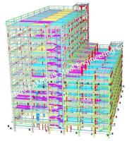 China Precision Ss Iron Construction Steel Fabrication Oem Metal Fabrication High Rise Building for sale