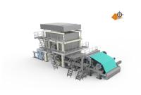 China Cultural Printing Paper Making Machine 5-50T/D Crescent Former for sale