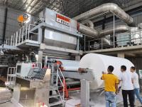 China Wood Pulp Paper Napkin Making Machine High Capacity Vacuum Adsorption for sale