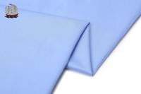 China Moisture Absorbing TC Twill Fabric Skin Friendly Twill Crisp Light Blue for sale