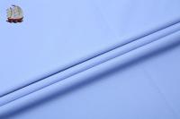 China Moisture Absorbing TC Twill Fabric Skin Friendly Twill Crisp Light Blue for sale