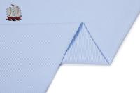 China TC Medium Weight Twill Fabric Heavyweight Crisp Moisture Wicking Sky Blue Fabric for sale