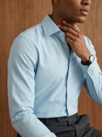 China High Density Formal Shirt Fabric Twill Poplin Wrinkle Resistant Washable Suit Fabric for sale