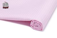 China Anti Wrinkle Pink Herringbone Fabric By The Yard T50C50 Poly Cotton Fabrics for sale