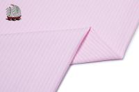 China Anti Wrinkle Pink Herringbone Fabric By The Yard T50C50 Poly Cotton Fabrics for sale