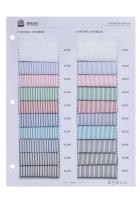 China 100% FDY Fabric 120Gsm Red White Stripe Material 145X84 Density for sale