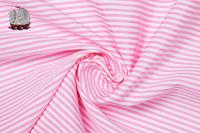 China Women'S Commuter Shirt Fabric Pinstripe 100% Polyester Pink Fabric for sale