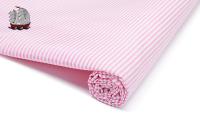 China Women'S Commuter Shirt Fabric Pinstripe 100% Polyester Pink Fabric for sale
