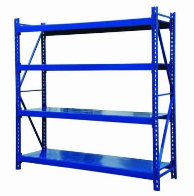 China Medium Duty Industrial Steel Storage Racks 500kg/Layer Capacity 3000-7000mm Height Commercial Warehouse Shelving for sale