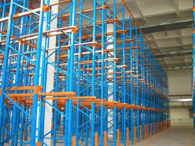China Q235 Steel Drive-In Pallet Racking System - 4,000 Kg Capacity & 11,000 mm Height Custom Industrial Storage for sale