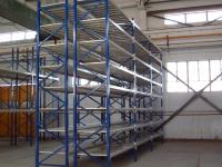 China Medium Duty Pallet Racking System 1000-3300mm Length 200-800kg Capacity Warehouse Storage for sale