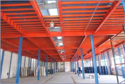 China Industrial Mezzanine Floor System with 200-1000 kg/m² Load Capacity and 2000-8000 mm Height Range for Warehouse Storage for sale