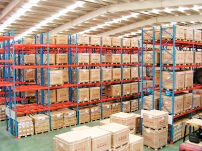 China Heavy Duty Steel Warehouse Pallet Racking System with 4000kg Load Capacity and 120×90mm Uprights for sale