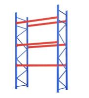 China 6000mm Height Long Span Heavy Duty Storage Rack with 4000kg Load Capacity and Powder Coat Finish for sale
