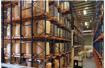 China Heavy Duty Drive-In Pallet Racking System for Cold Storage - 11,000 mm Height, 4,000 kg Capacity for sale