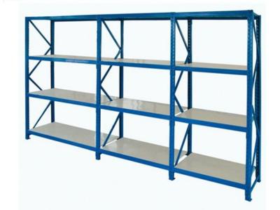 China Medium Duty Steel Storage Rack 500kg Capacity with 75mm Adjustable Layers and OEM Customization for sale