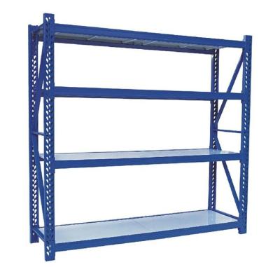 China Adjustable Medium Duty Storage Rack 25,000kg Capacity with 75mm Adjustable Shelving for Warehouse Systems for sale