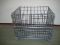 China Heavy Duty Galvanized Metal Storage Cage - Folding Wire Mesh Container 80