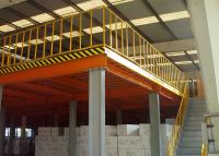 China Custom Long Span Steel Mezzanine Floor Systems 200-1000 kg/m² Capacity with 250×250×10mm Uprights for sale