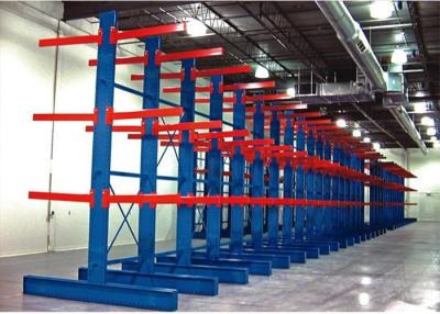 China Q235B Steel Double-Sided Cantilever Racking System with 1000-5000kg Load Capacity for Industrial Storage for sale