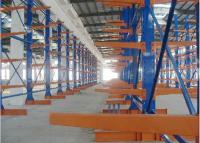 China Heavy Duty Galvanized Cantilever Pallet Racking 500-2500kg Capacity for Warehouse Storage Systems for sale