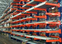 China Double-Sided Structural Cantilever Pallet Racking Heavy Duty System - Custom Sizes 70x90mm & 60x80mm Uprights with 8500-16300kg Capacity for sale