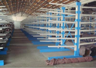 China Industrial Steel Cantilever Pipe Rack Heavy Duty 500-2500kg Capacity CE Certified Warehouse Storage System for sale