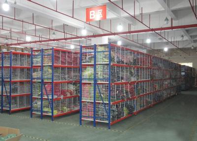 China Adjustable Medium Duty Metal Shelving Rack - 800-3000kg Capacity, 75mm Pitch Adjustment, Steel Warehouse Storage System for sale