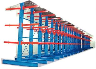 China Double Sided Cantilever Storage Rack System - 5m Height Capacity, 1000kg Per Arm Load Rating for Long Materials for sale