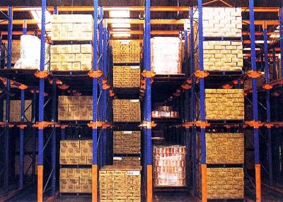 China Heavy Duty Drive-In Pallet Racking System 1000-4000kg Capacity 2-5 Levels Industrial Steel Storage for sale