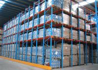 China Double Entrance Drive-In Pallet Racking System - 2000KG Capacity, 5 Levels for High Density Storage for sale