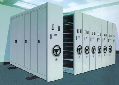 China Industrial Mobile File Cabinet System with 1.5mm Steel Construction and Double Storage Capacity for sale