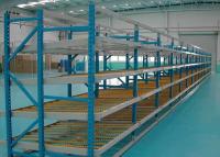 China Industrial Gravity Flow Pallet Racking System 2000kg Capacity Steel Storage Racks for sale