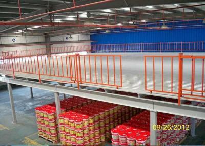 China Industrial Steel Mezzanine Floor Systems - Custom Storage Platforms with 500-1000kg/m² Load Capacity for sale