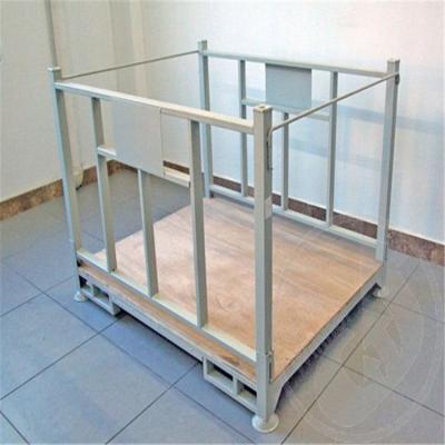 China Industrial Foldable Wire Mesh Storage Cage for Apparel Factories - 1000x1200x1000mm Steel Container with Cold-Hardened Welding for sale