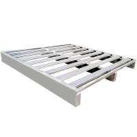 China Heavy Duty Galvanized Steel Pallet Q235 Material with Powder Coating for Warehouse Logistics Stacking for sale