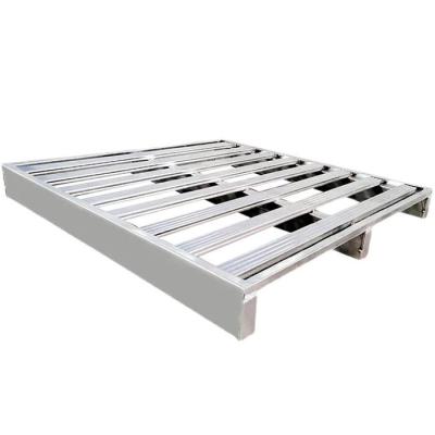 China Heavy Duty Galvanized Steel Pallet Q235 Material with Powder Coating for Warehouse Logistics Stacking for sale