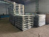 China Heavy Duty Steel Pallet 1200x1000mm Euro Standard Stackable Warehouse Storage Q235 Steel Construction for sale