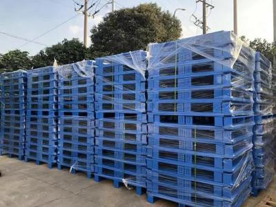 China Heavy Duty Warehouse Metal Euro Pallet - Q235 Steel Construction with Stackable Design for Logistics Storage for sale