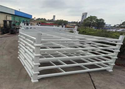 China Custom Metal Stackable Warehouse Racks for Fabric Storage - 4-High Stacking Capacity with Hot-Dip Galvanized Finish for sale