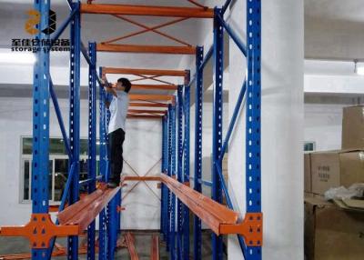 China Powder Coated Drive In Pallet Racking Cold Rolled Steel 500-4000kg Capacity Custom Sizes for sale