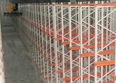 China Cold Rolled Steel Pallet Flow Rack System 500-4000kg Capacity Custom Size High Density Warehouse Storage for sale