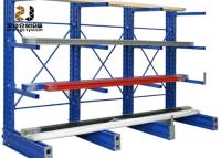 China 250-800 lbs Capacity Cantilever Pallet Racking System with 1500-6000mm Height Range and Powder Coating Finish for sale