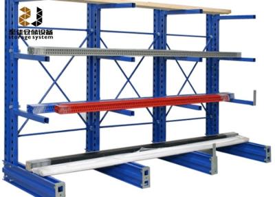 China 250-800 lbs Capacity Cantilever Pallet Racking System with 1500-6000mm Height Range and Powder Coating Finish for sale