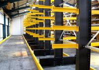 China Heavy Duty Cantilever Steel Storage Racks 500-1500kg Capacity Powder Coated Q235 for sale