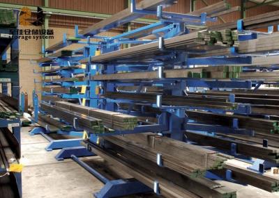 China Heavy Duty Steel Cantilever Rack Single Sided 250-800 lbs Capacity Custom Size for sale