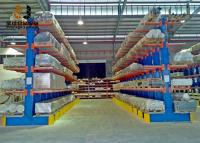 China Customized Steel Q235 Cantilever Wood Storage Rack 6000mm Height 1800mm Arm for sale